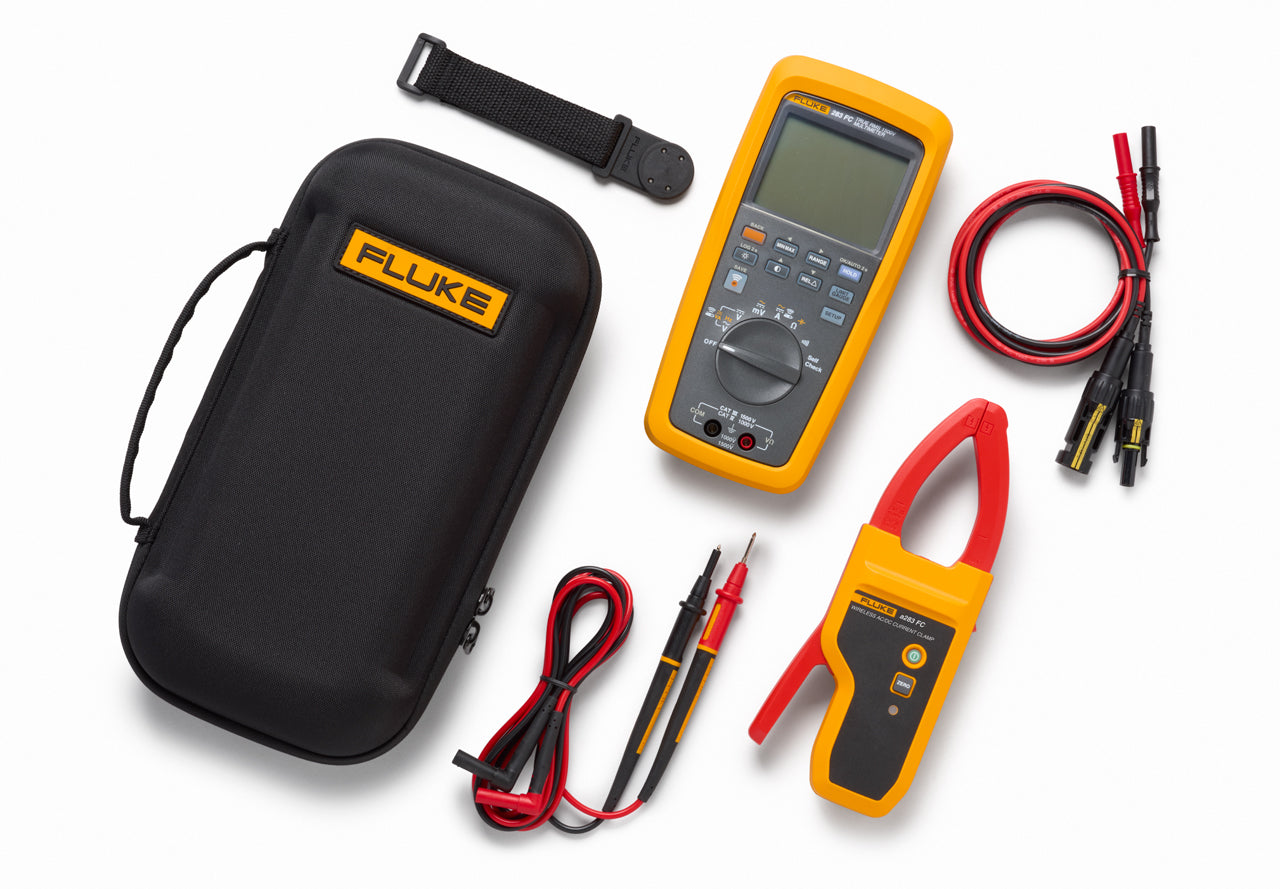 Fluke 283 FC/PV Solar Digital Multimeter and Wireless Current Clamp ...