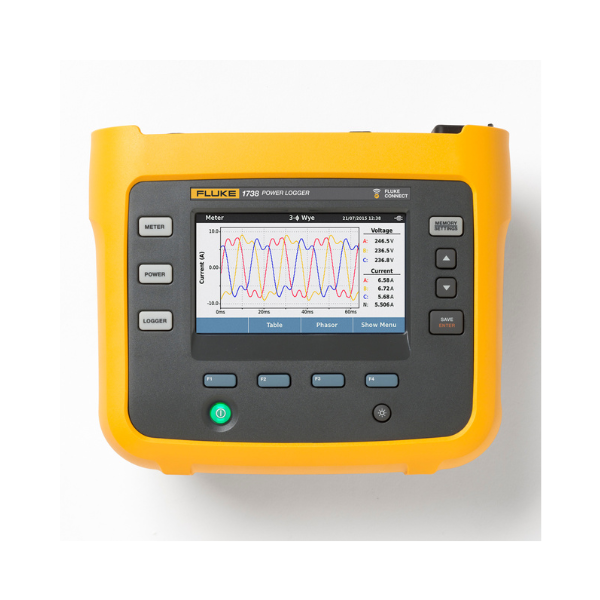 Fluke 1738 Three-Phase Power Quality Logger — Hydromatics Limited
